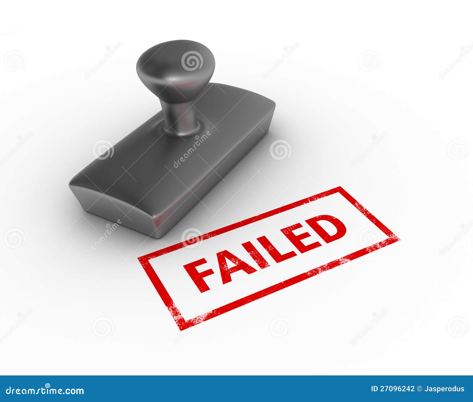Failed Rubber Stamp stock illustration. Illustration of market - 27096242