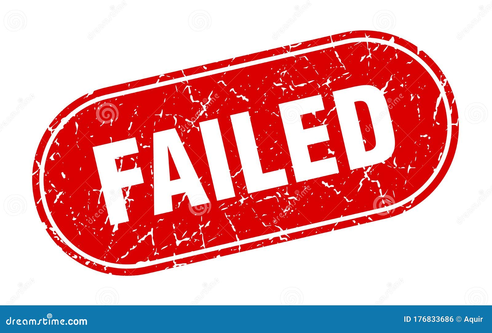 Failed Sign. Failed Grunge Stamp Stock Vector - Illustration of rubber ...