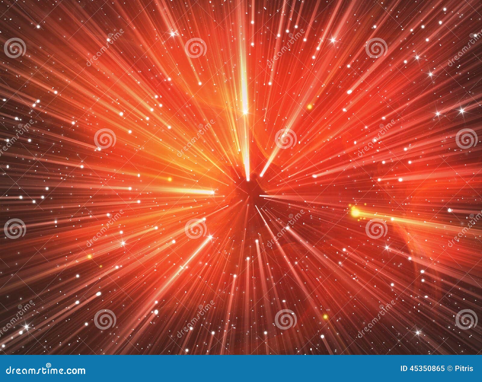 Faille Spatio-temporelle, Voyageant Dans L'espace Illustration Stock ...