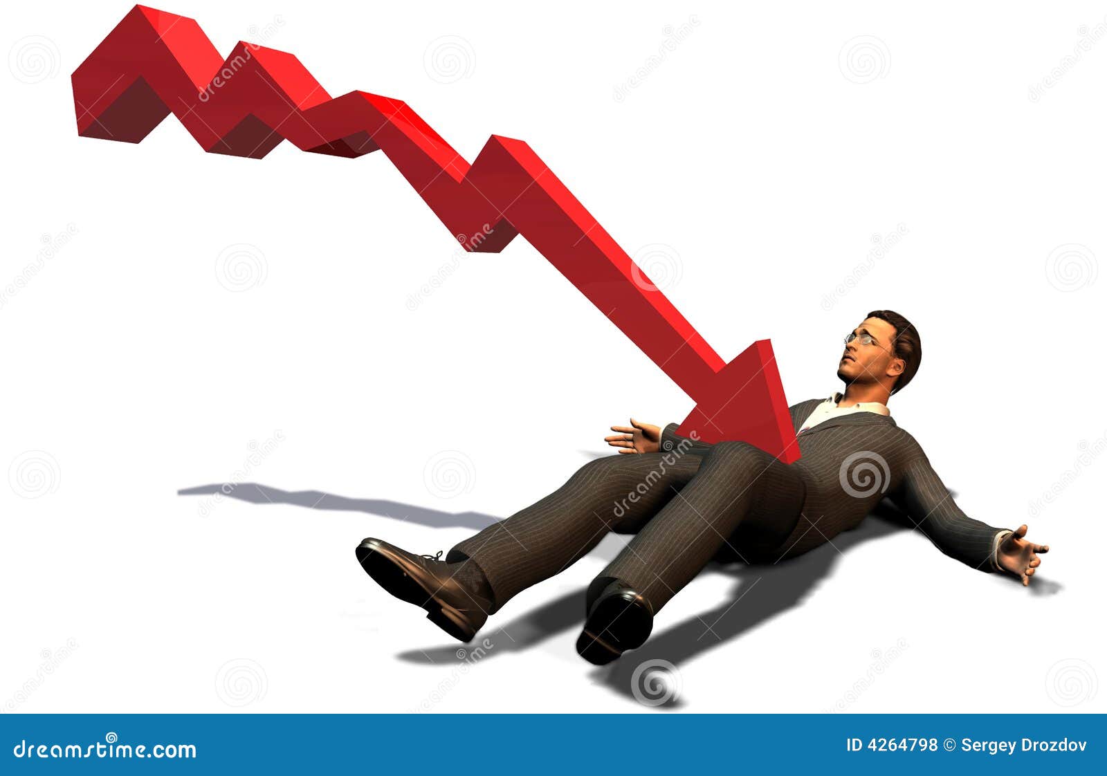 Faillite illustration stock. Illustration du panne, accident - 4264798