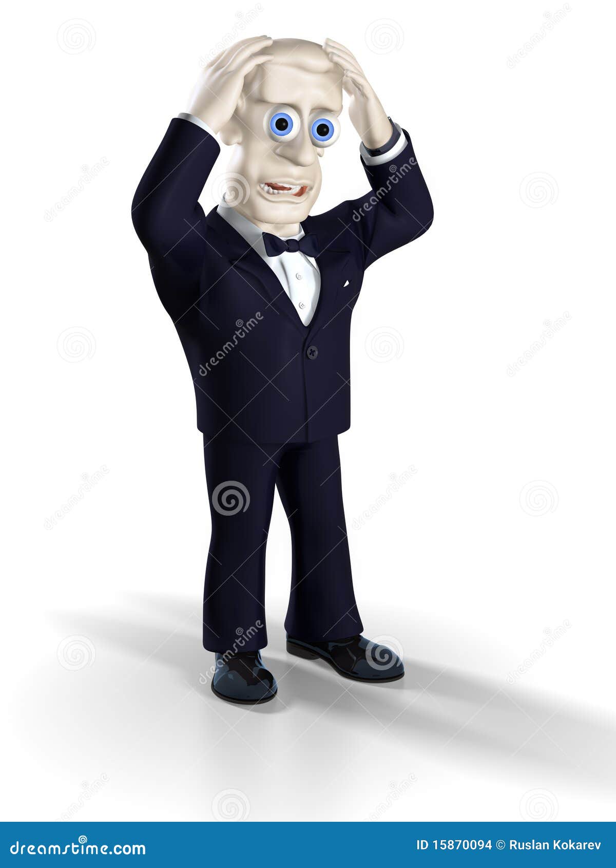 Failure. stock illustration. Illustration of emotion - 15870094