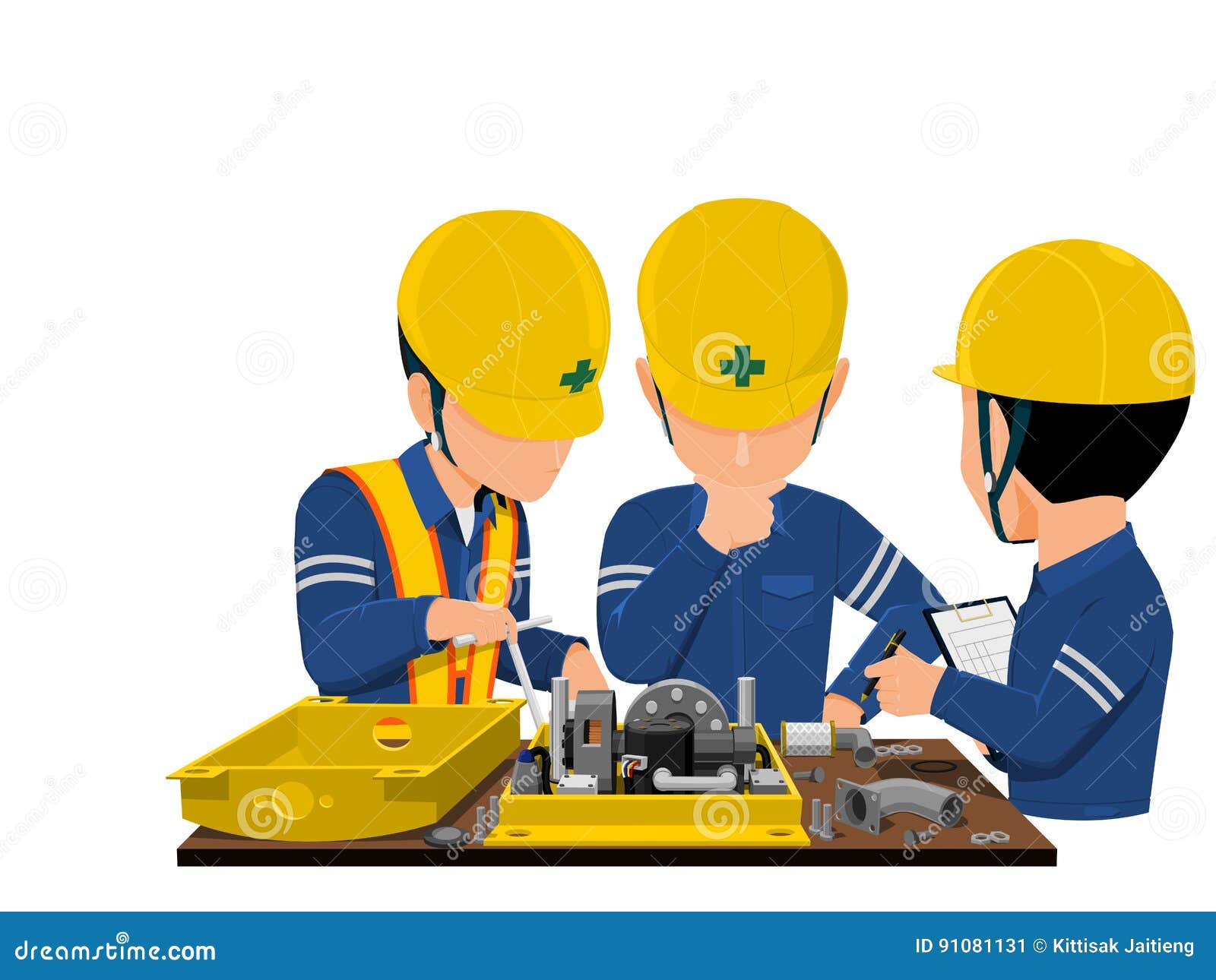 Failure Analysis Line Vector Icons And Signs. Analysis, Malfunction ...