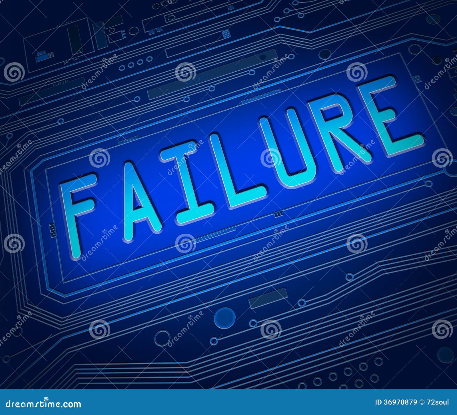 Failure Concept With Businessman Pointing Out Sad Emoticon Stock Image ...