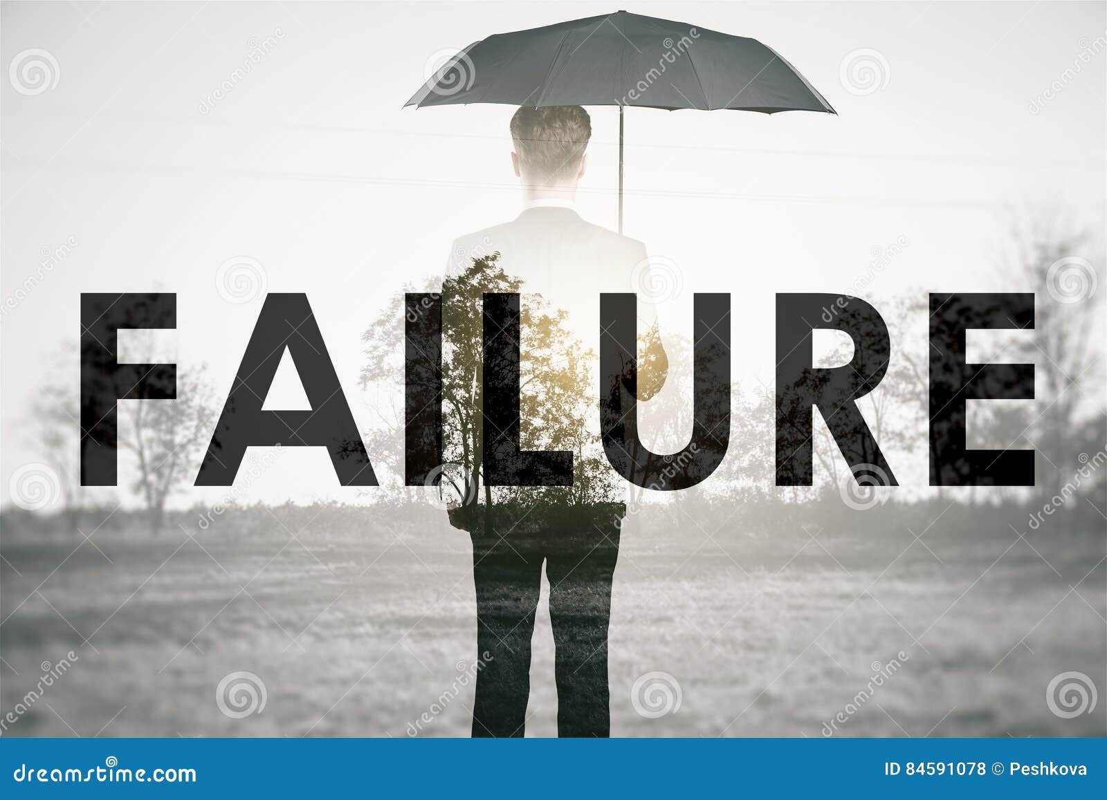 Failure concept stock photo. Image of background, double - 84591078