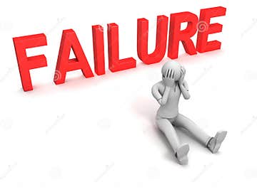 Failure stock illustration. Illustration of problem, stressed - 50831655
