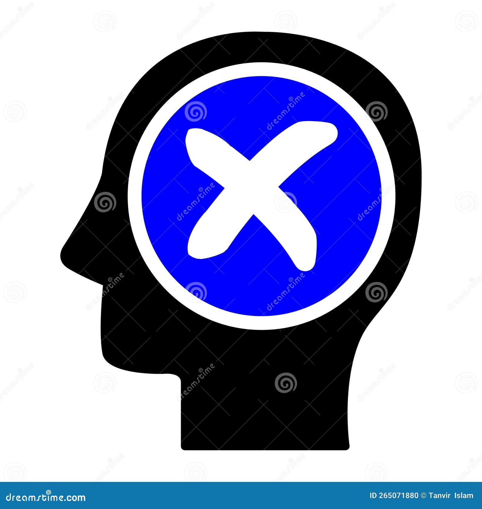 Failure Icon stock vector. Illustration of beautiful - 265071880