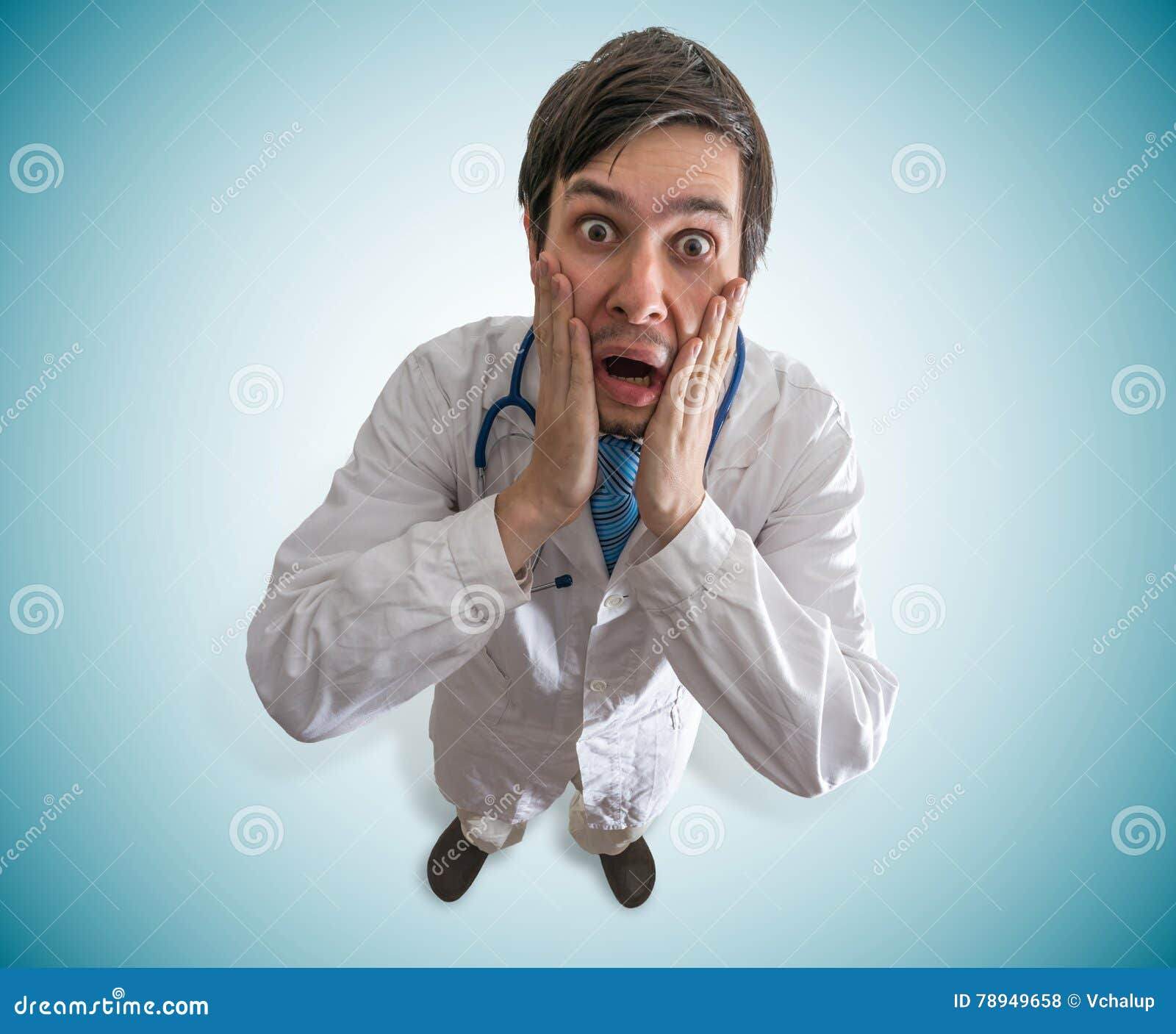 Failure and Malpractice Concept. Stressed and Frustrated Doctor Did a ...