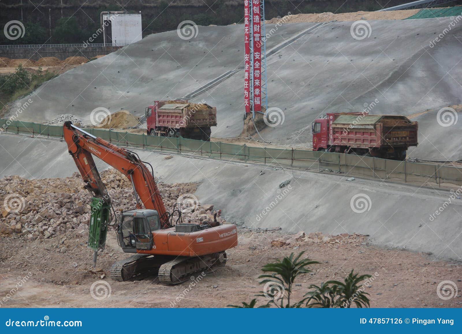 The Failure of Mechanical Equipment in the Construction Site Editorial ...