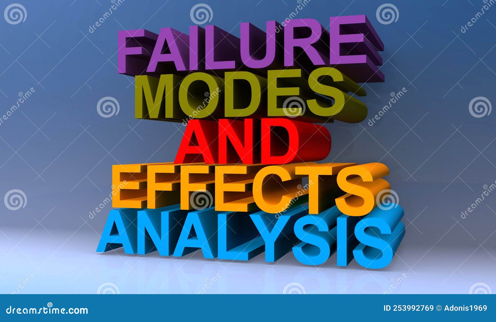 Failure Modes and Effects Analysis on Blue Stock Illustration ...