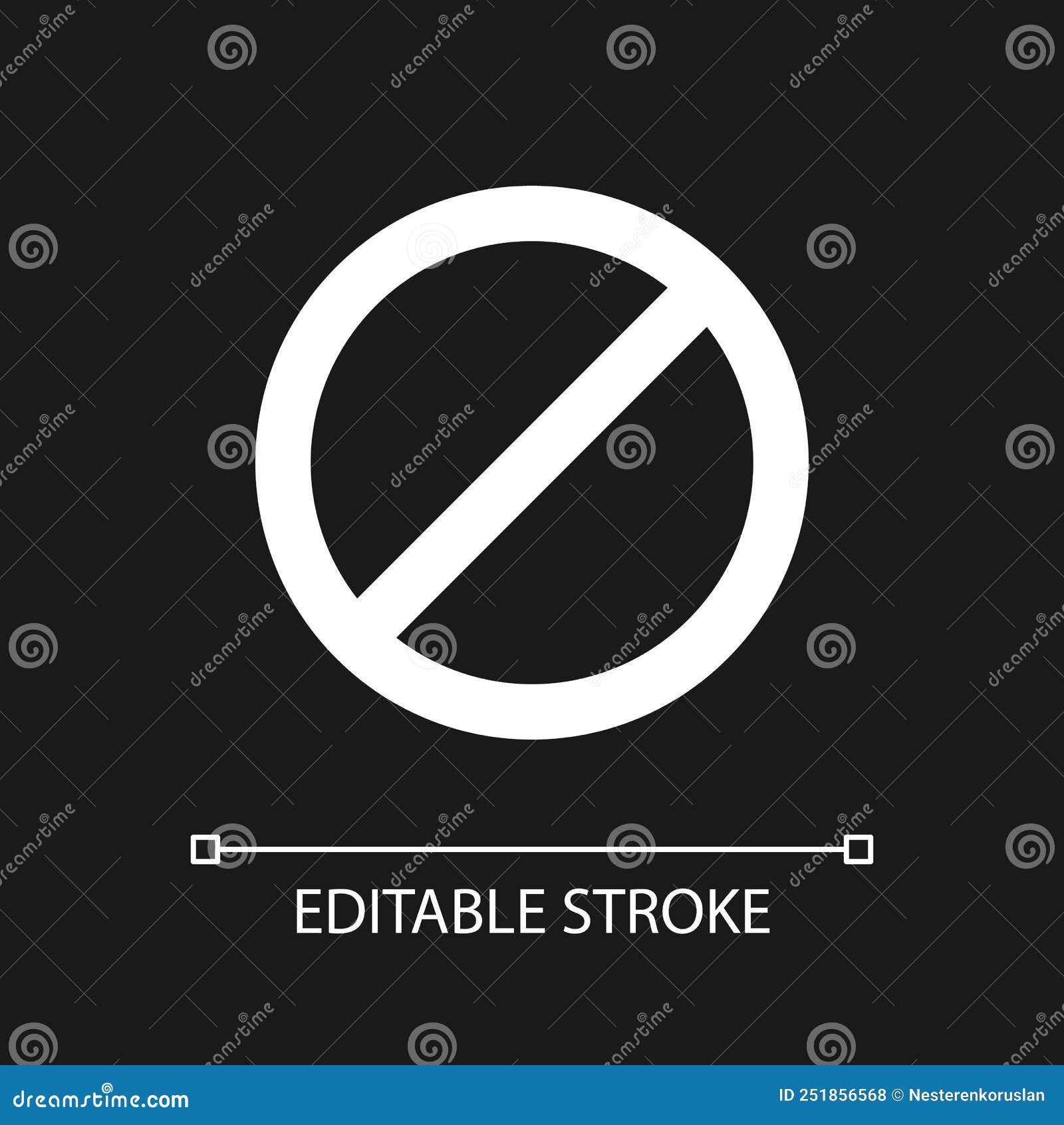 Failure Occurred Pixel Perfect White Linear Ui Icon for Dark Theme Stock Vector - Illustration ...