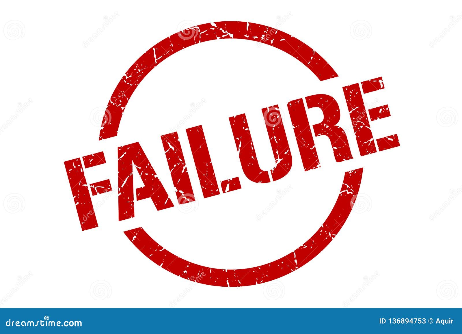 Failure stamp stock vector. Illustration of background - 136894753