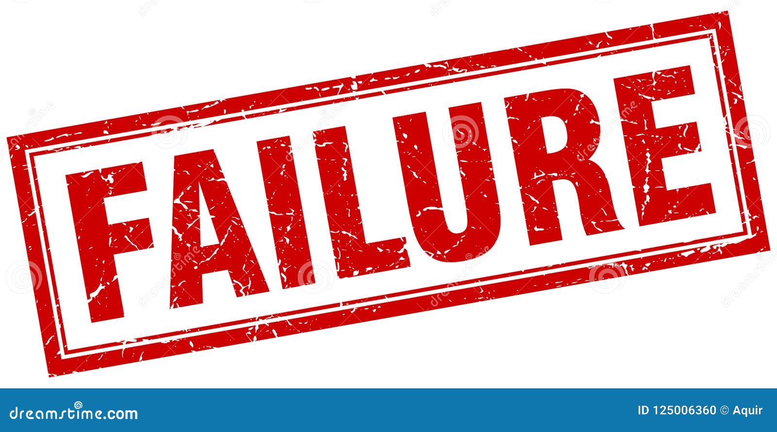 Failure stamp stock vector. Illustration of texture - 125006360