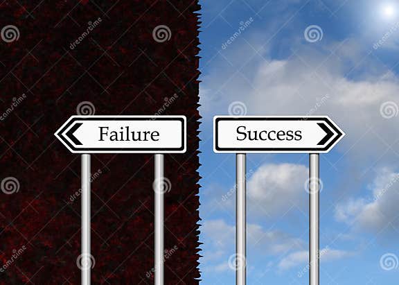 Failure and Success stock photo. Image of failure, clouds - 11815794