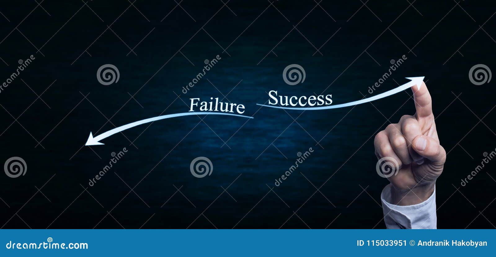 Failure and Success Concept. Stock Image - Image of opportunity, choose ...