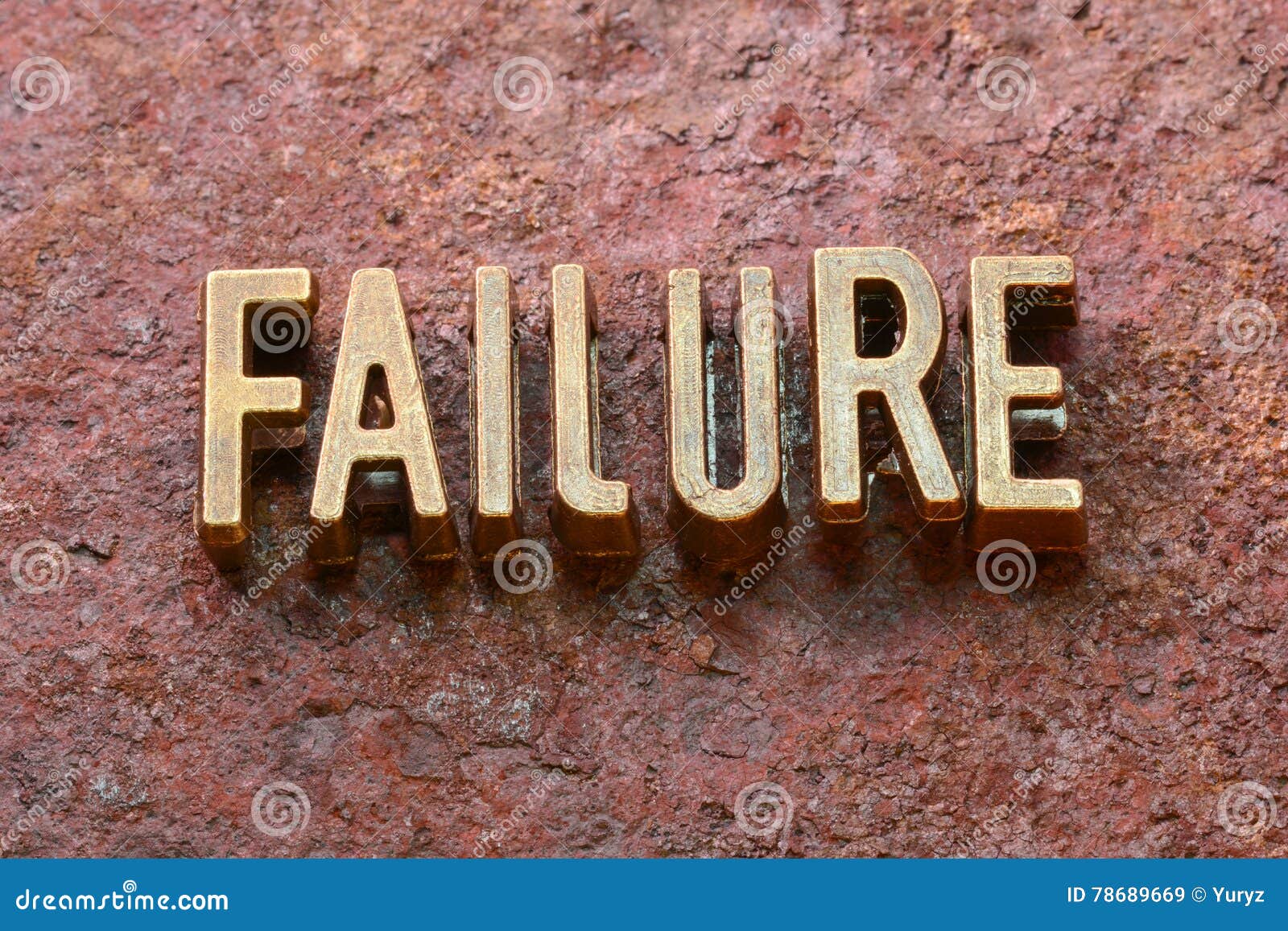 Failure word rust stock image. Image of flop, alloy, fiasco - 78689669