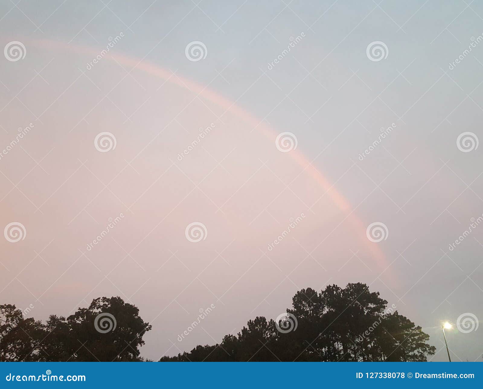 Faint double rainbow stock photo. Image of double, louisiana - 127338078