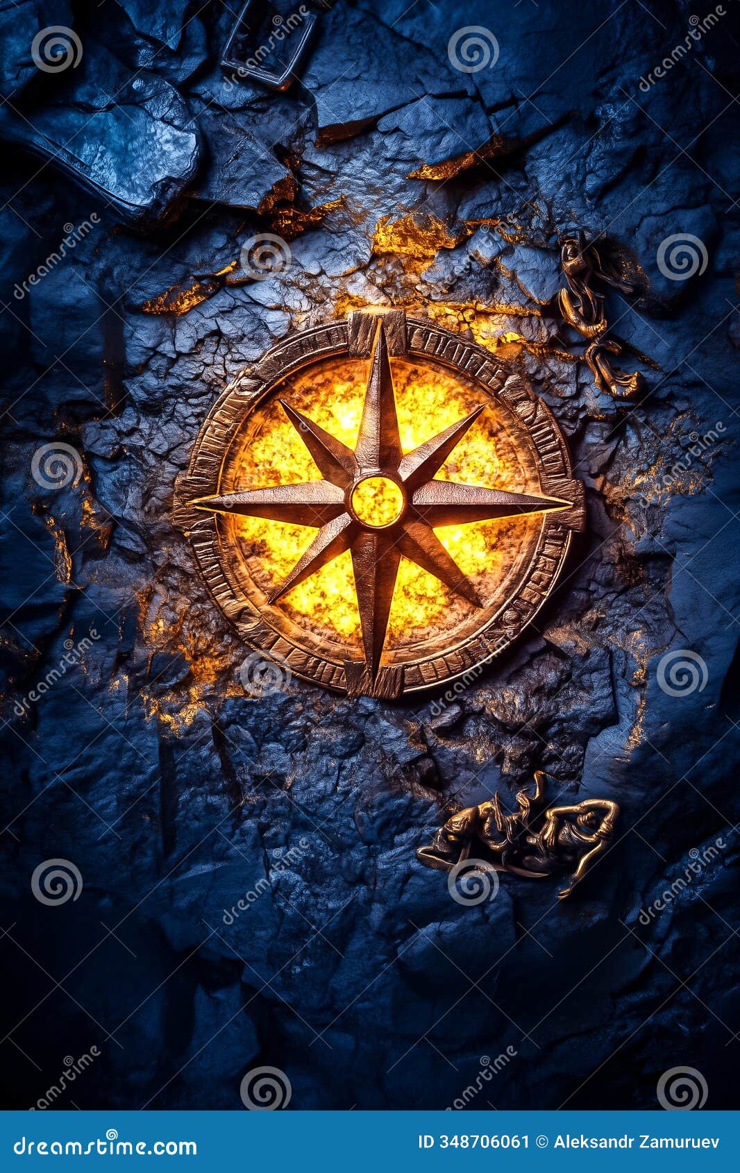 The Ancient Pathways Of The Medieval Town Of Mythos, Greece Stock ...