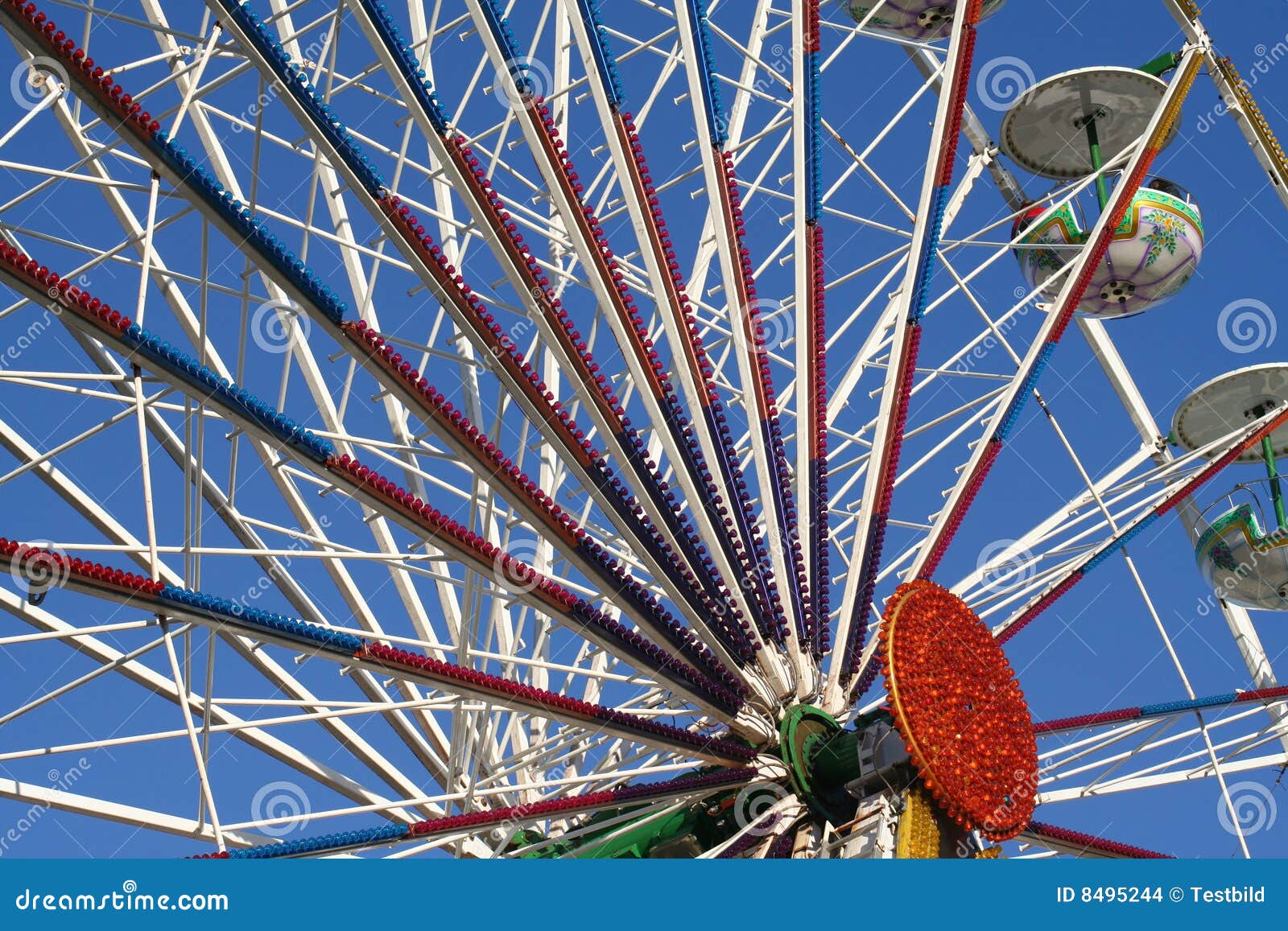 Fair stock photo. Image of ferris, merry, amusement, kermis - 8495244