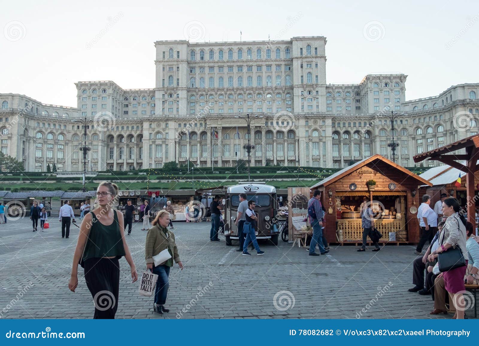 Fair Bucharest S in Constitution Square. Editorial Photography - Image ...