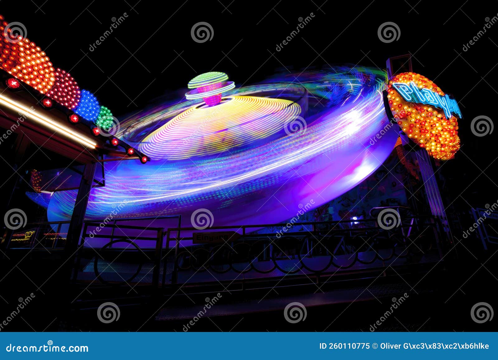 Fair stock image. Image of glass, night, advertising - 260110775