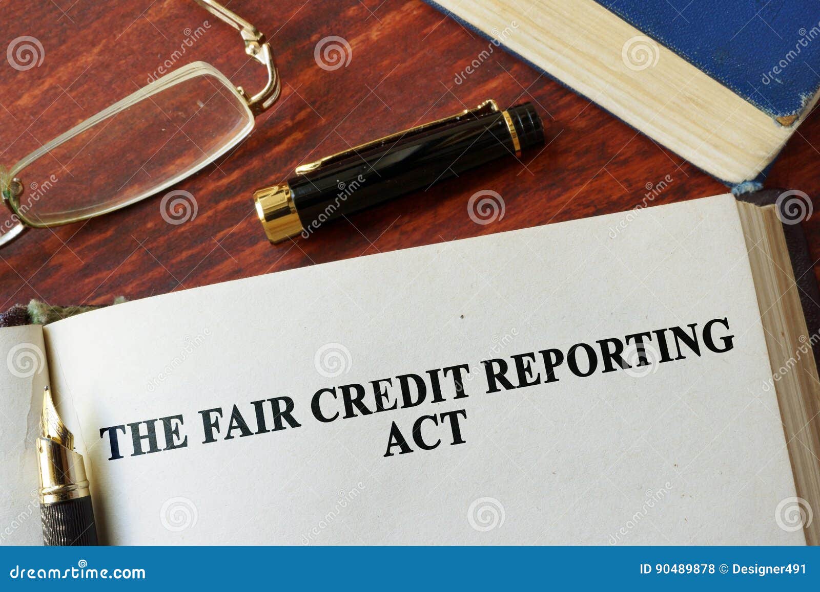 The Fair Credit Reporting Act FCRA. Stock Photo - Image of application ...
