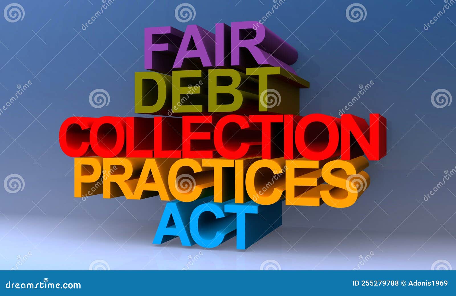 Debt Collection Landing Page Template Set. Huge Hand With Magnet ...