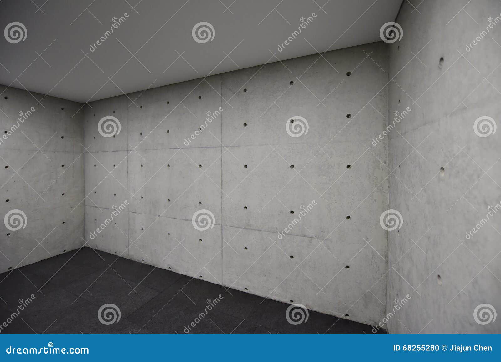 Fair-faced concrete wall stock photo. Image of building - 68255280