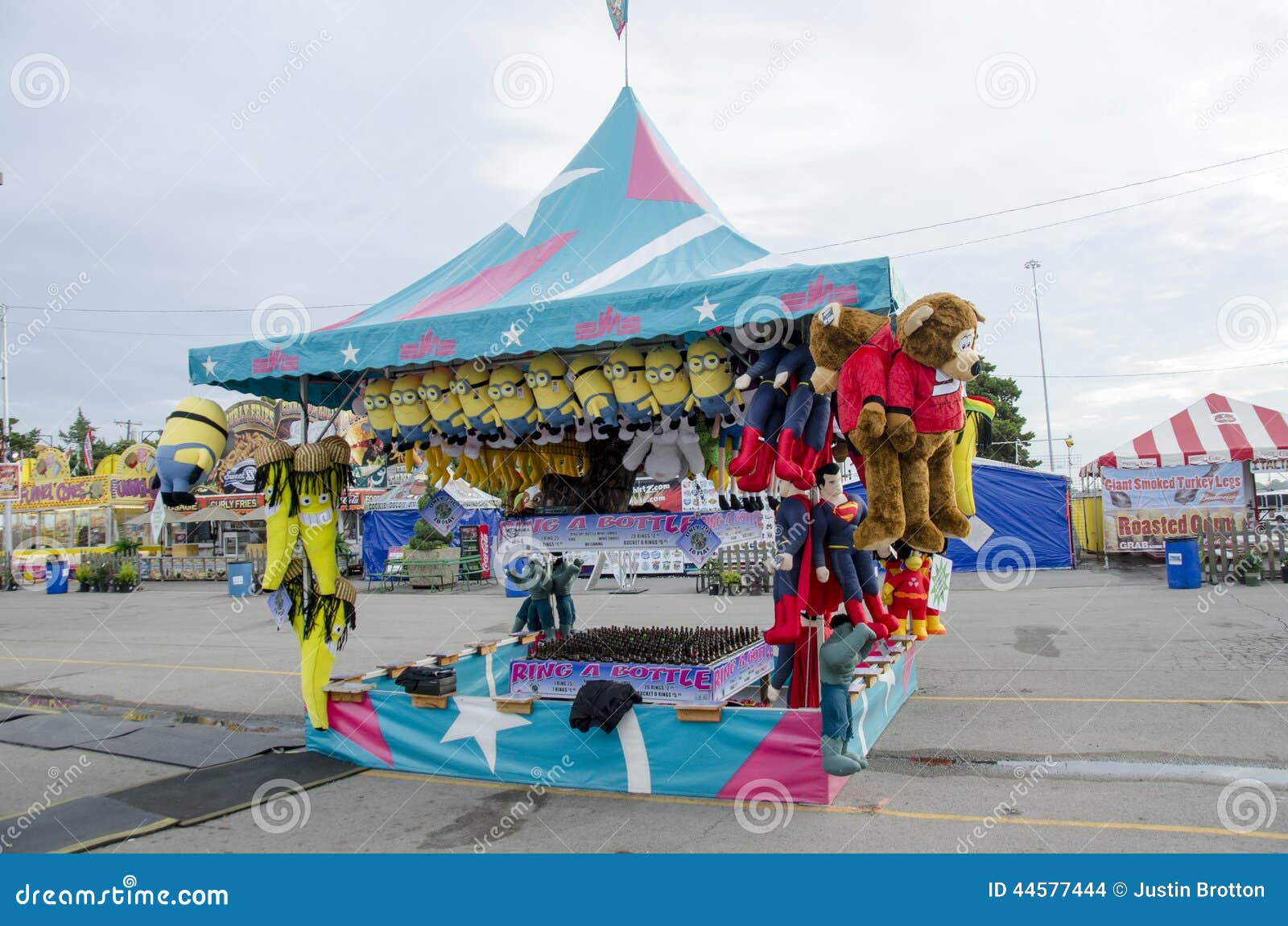 Fair game booth editorial stock image. Image of prizes - 44577444