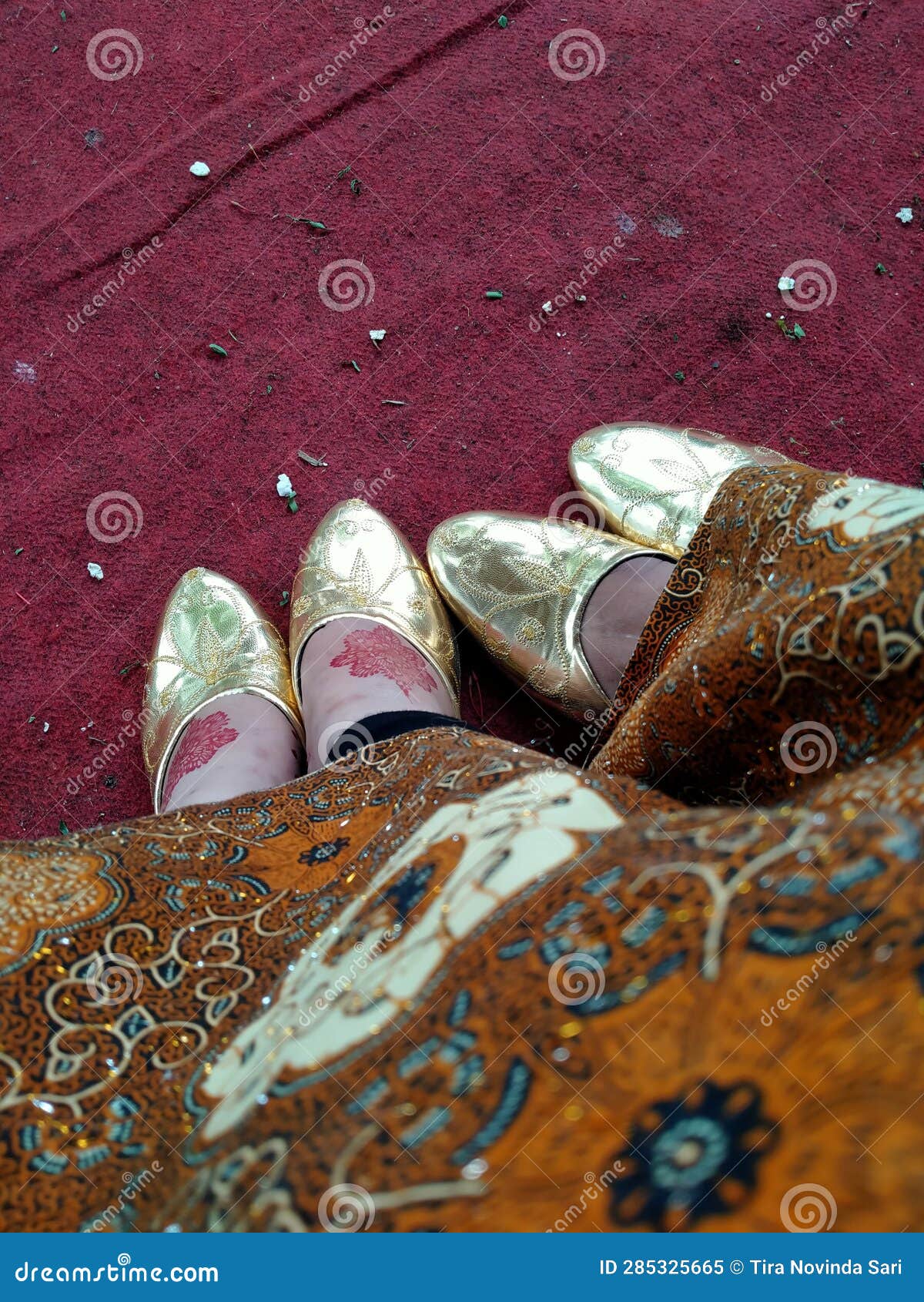 A FAIR of JAVANESE BRIDAL FEET Stock Image - Image of culture, bridal ...