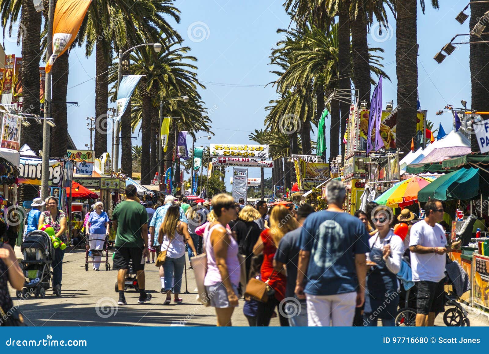 Fair Main Drag editorial image. Image of county, fairgrounds - 97716680