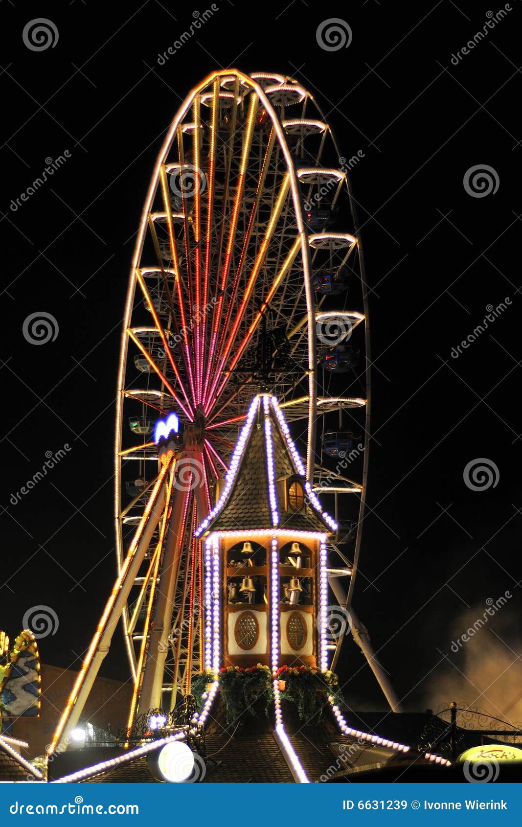 Fair by night stock image. Image of black, dark, evening - 6631239