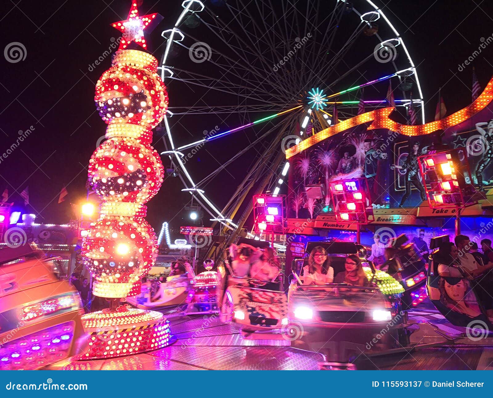 Fair editorial photography. Image of fair, summer, lights - 115593137