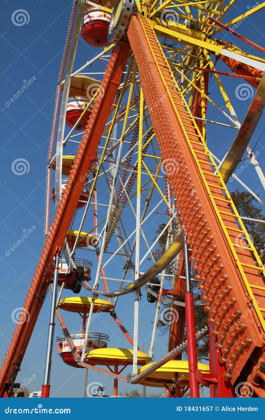 Fair Ride stock image. Image of structure, entertainment - 18431657