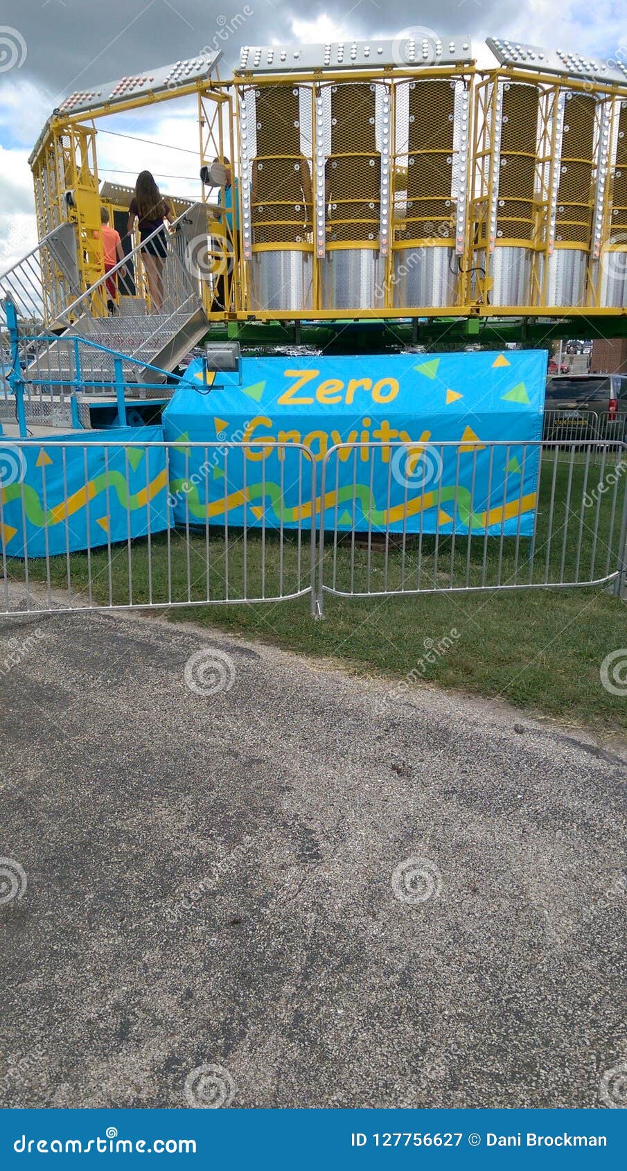 Fair ride stock image. Image of zero, gravity, ride - 127756627