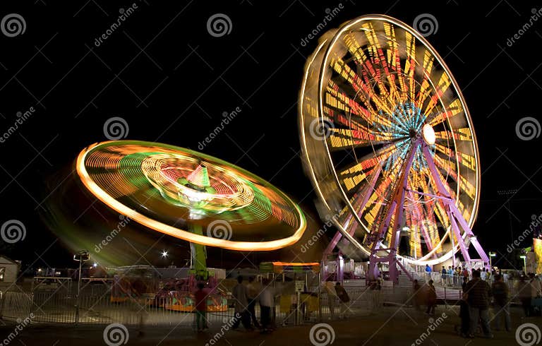 Fair rides stock photo. Image of fair, bright, cotton - 6828374