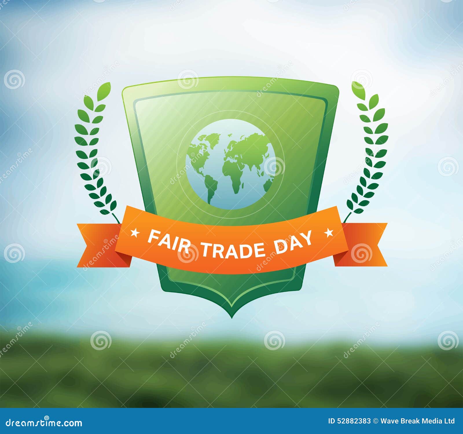 Fair Trade day vector stock vector. Illustration of product - 52882383