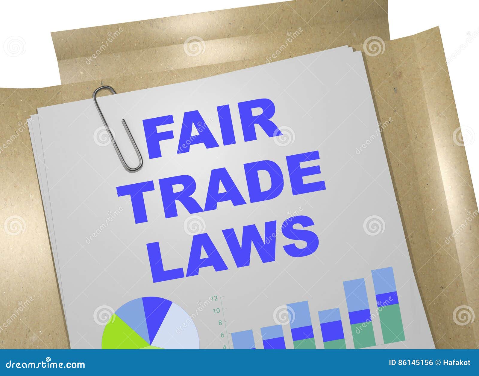 Fair-Trade Laws - Business Concept Stock Illustration - Illustration of ...