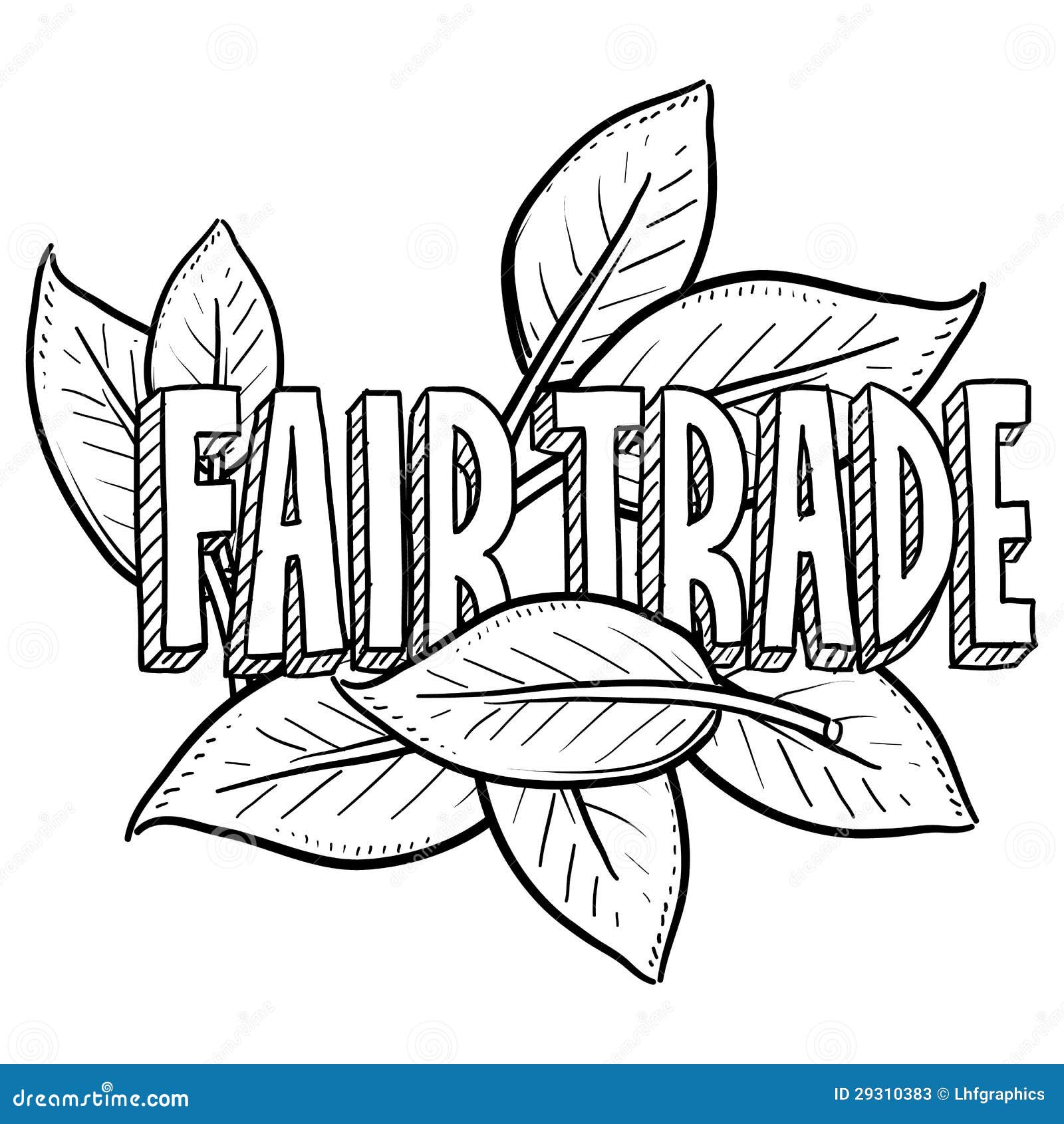 Fair Trade Sketch Stock Photos - Image: 29310383