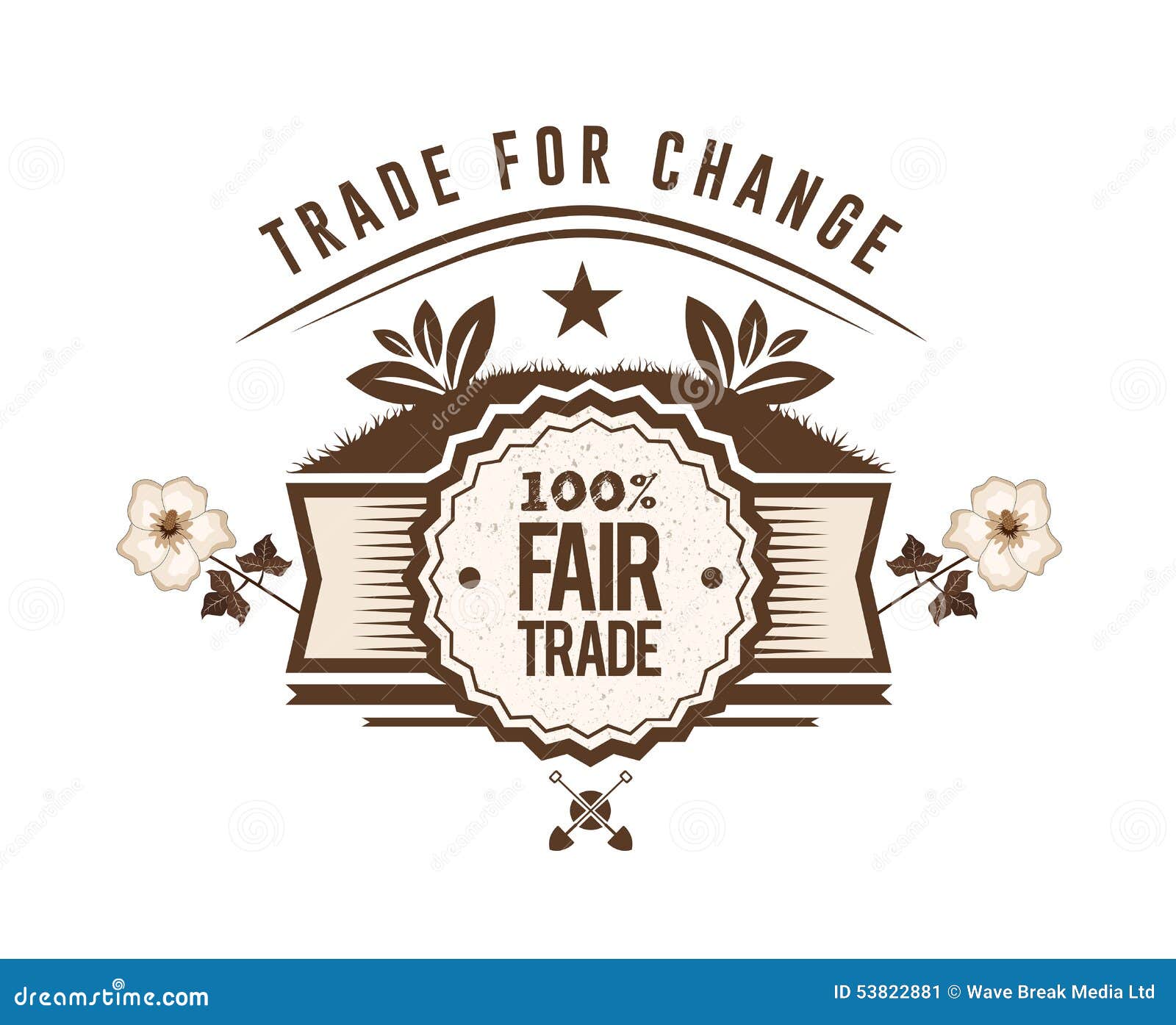 Fair Trade vector stock vector. Illustration of graphic - 53822881
