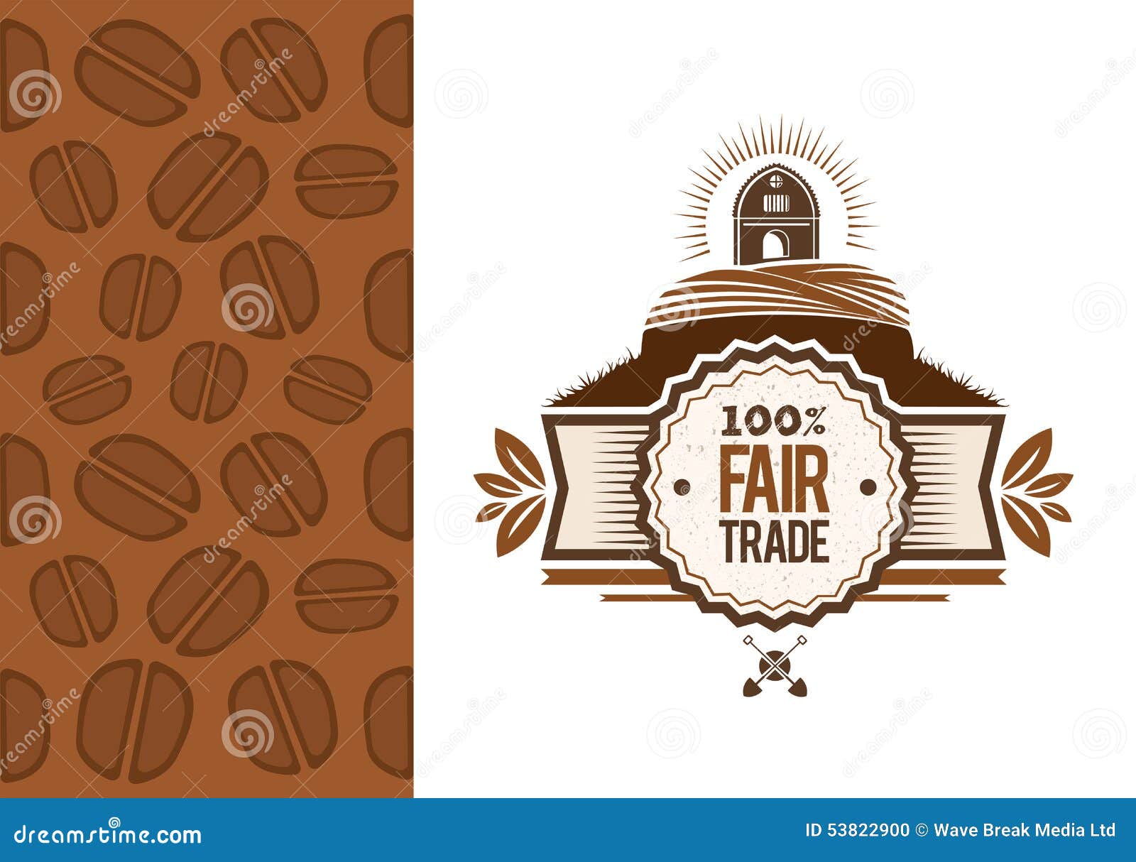 Fair Trade vector stock vector. Illustration of generated - 53822900