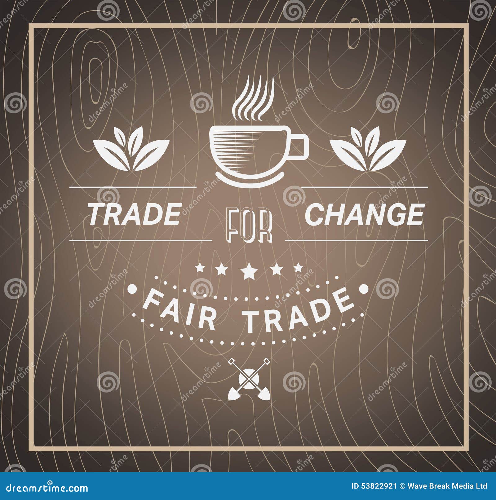 Fair Trade vector stock vector. Illustration of producer - 53822921