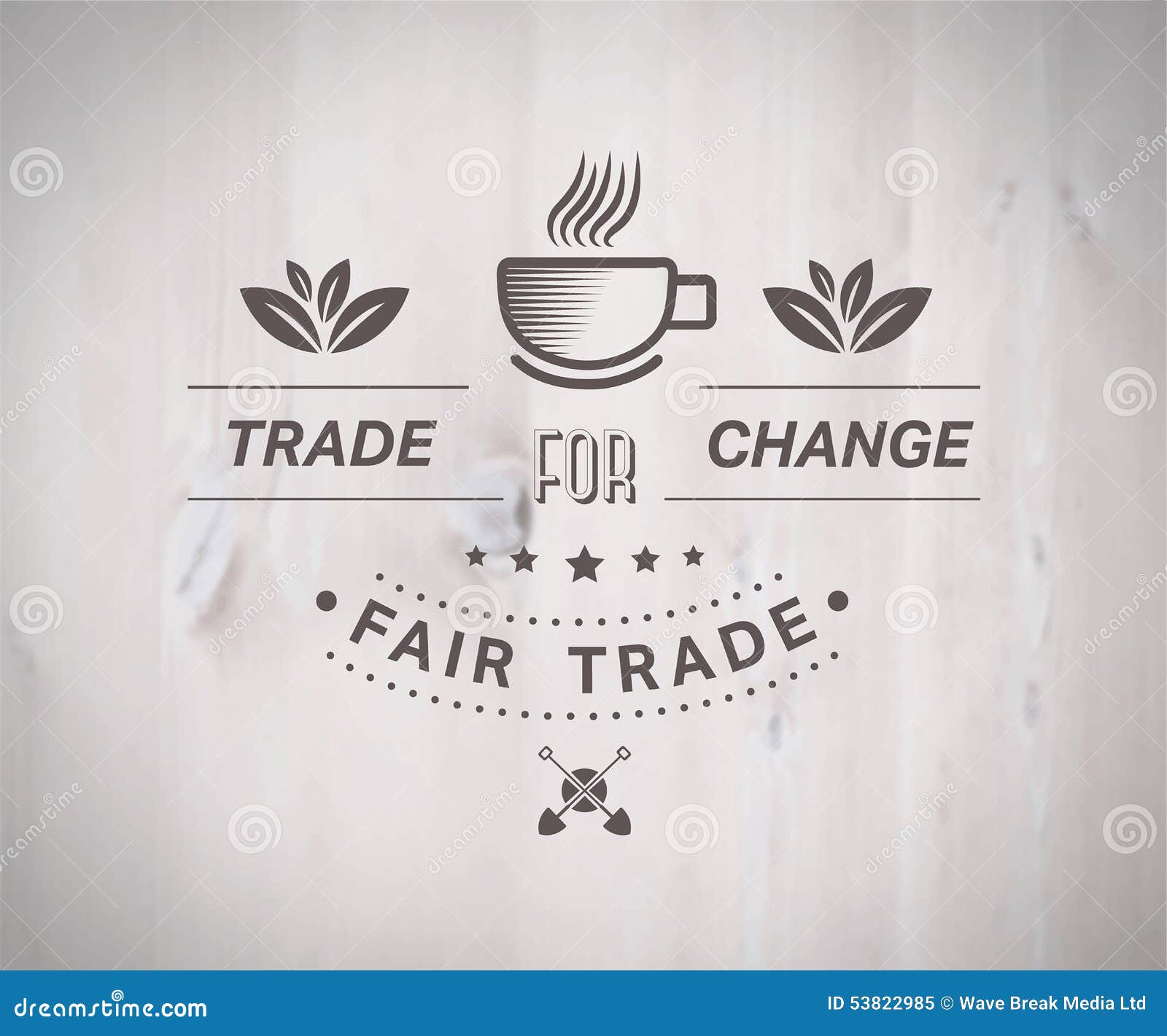 Fair Trade vector stock vector. Illustration of background - 53822985