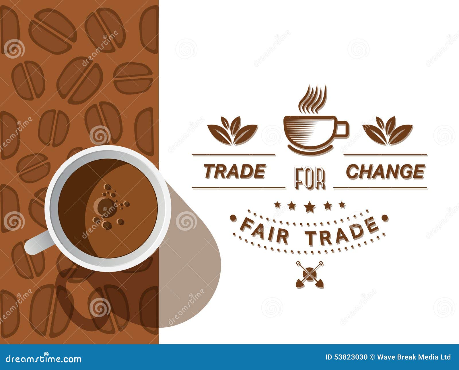 Fair Trade vector stock vector. Illustration of environmental - 53823030