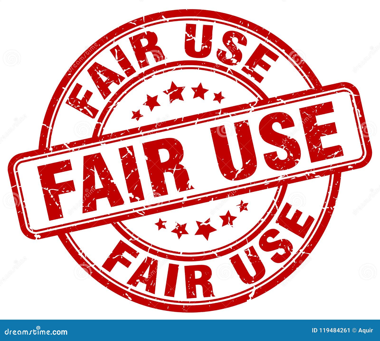 Fair use red stamp stock vector. Illustration of rubber - 119484261