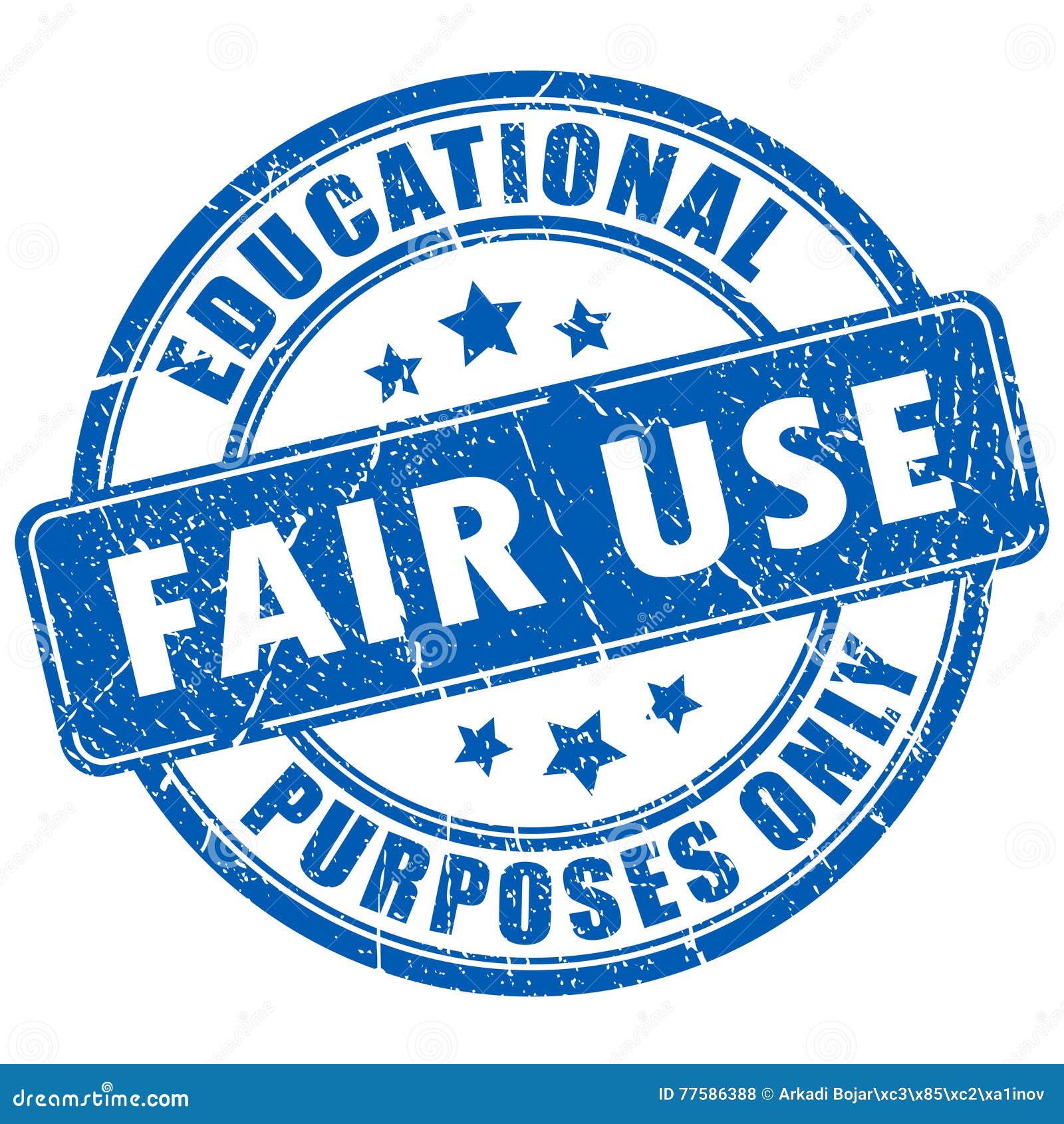 Fair use rubber stamp stock vector. Illustration of patented - 77586388