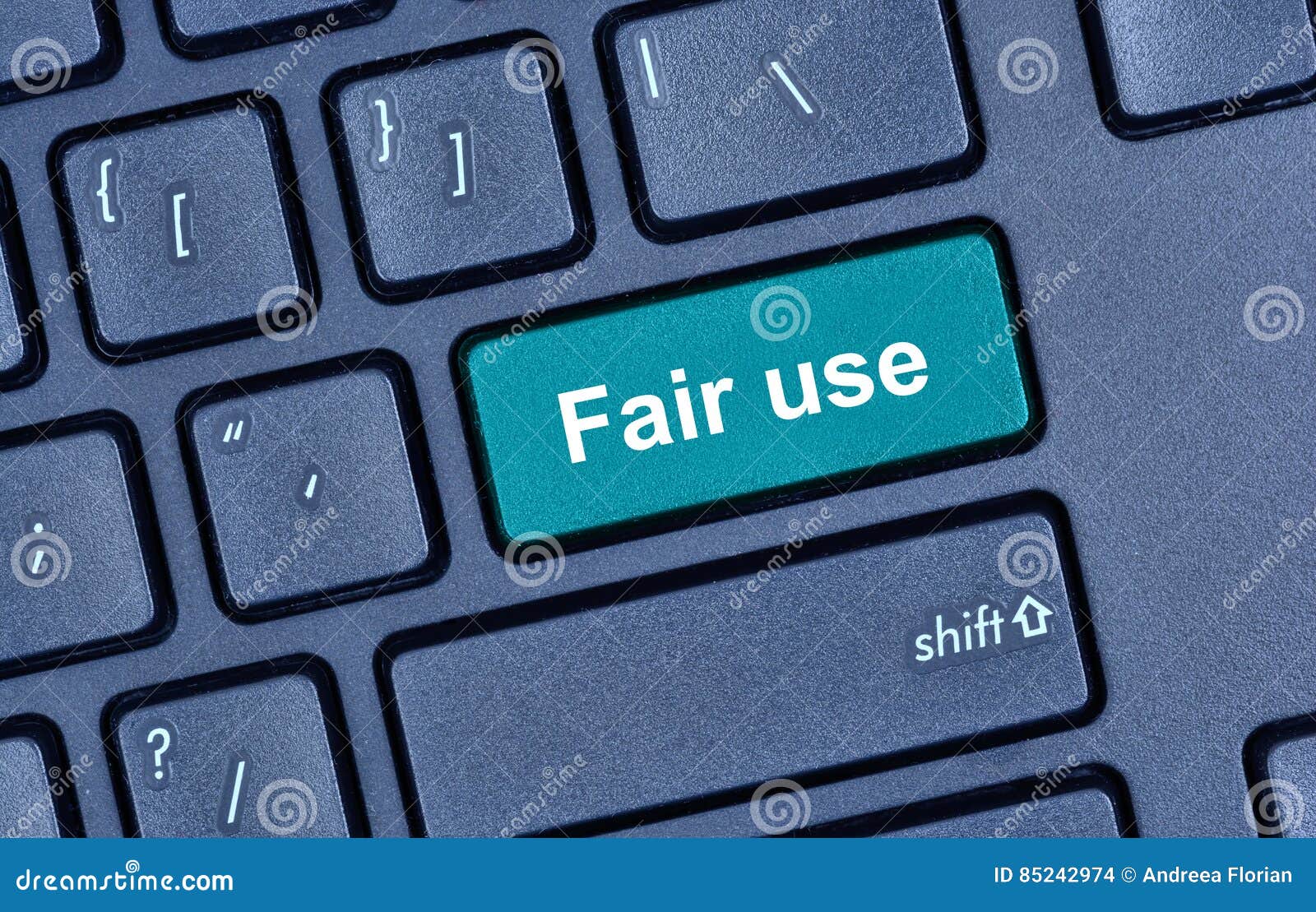 Fair Use Words on Computer Keyboard Stock Photo - Image of promotion ...