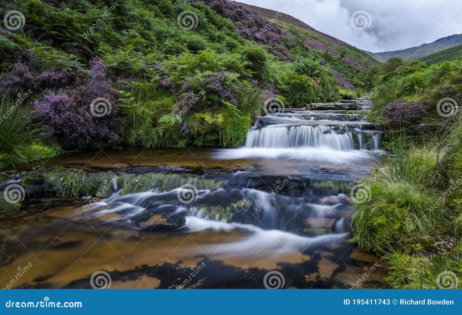 Fairbrook Steps stock image. Image of derbyshire, peak - 195411743