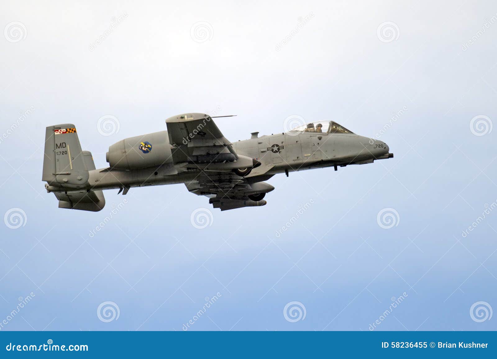Fairchild Republic a-10 Thunderbolt II Editorial Image - Image of ...