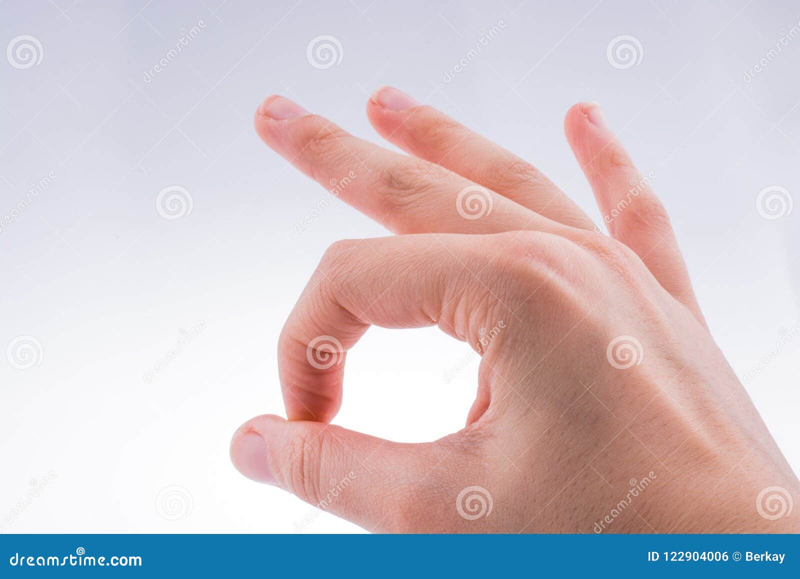 Faire des gestes CORRECT photo stock. Image du geste - 122904006