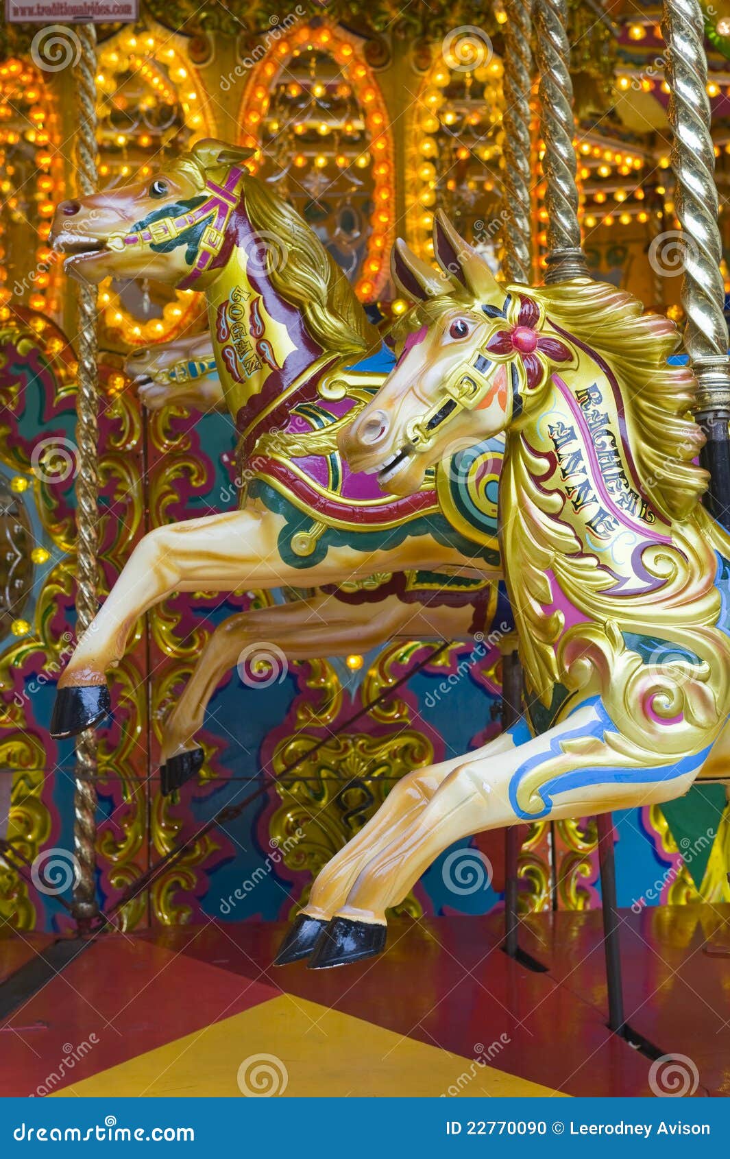 Fairground carousel stock photo. Image of carnival, funfair - 22770090